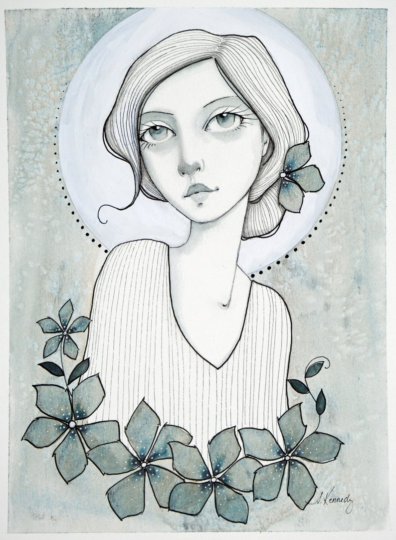 Moonlight Watercolor Online Class Art Lesson Self Paced - Etsy