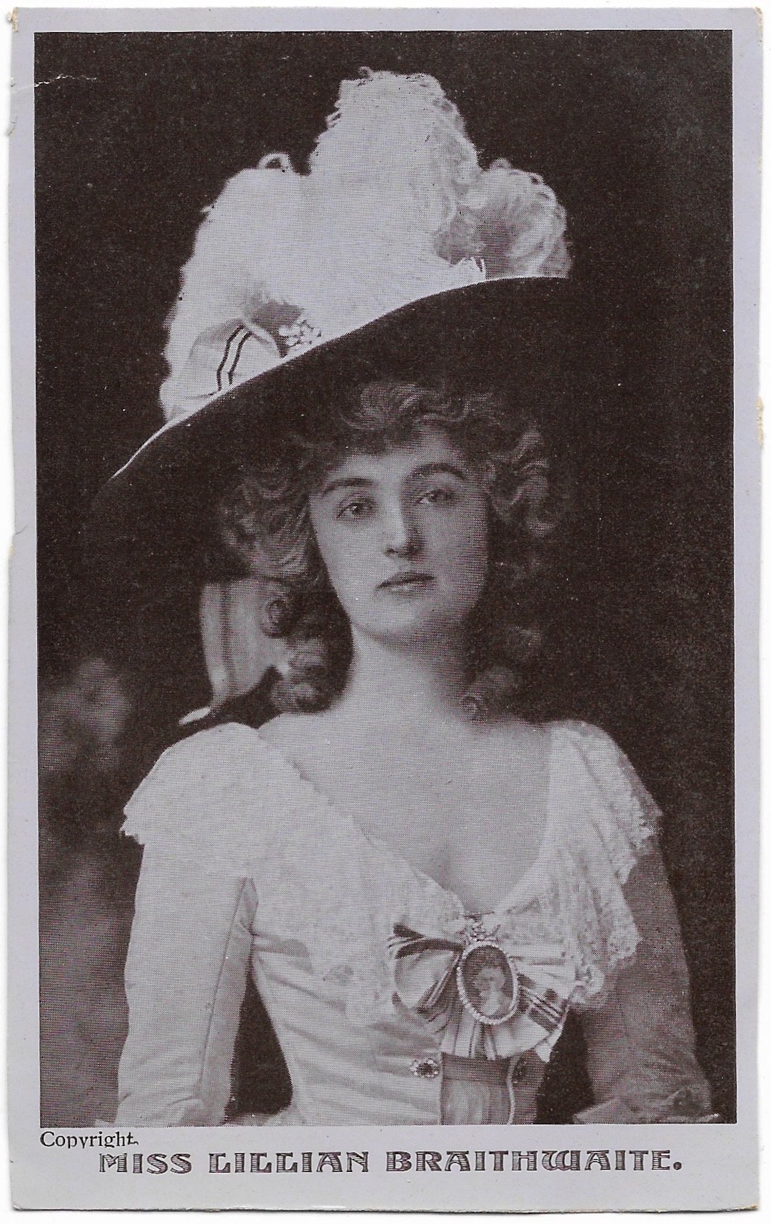 Miss Lilian Braithwaite Woman Vintage Photo Postcard Ephemera Edwardian Actress - Etsy