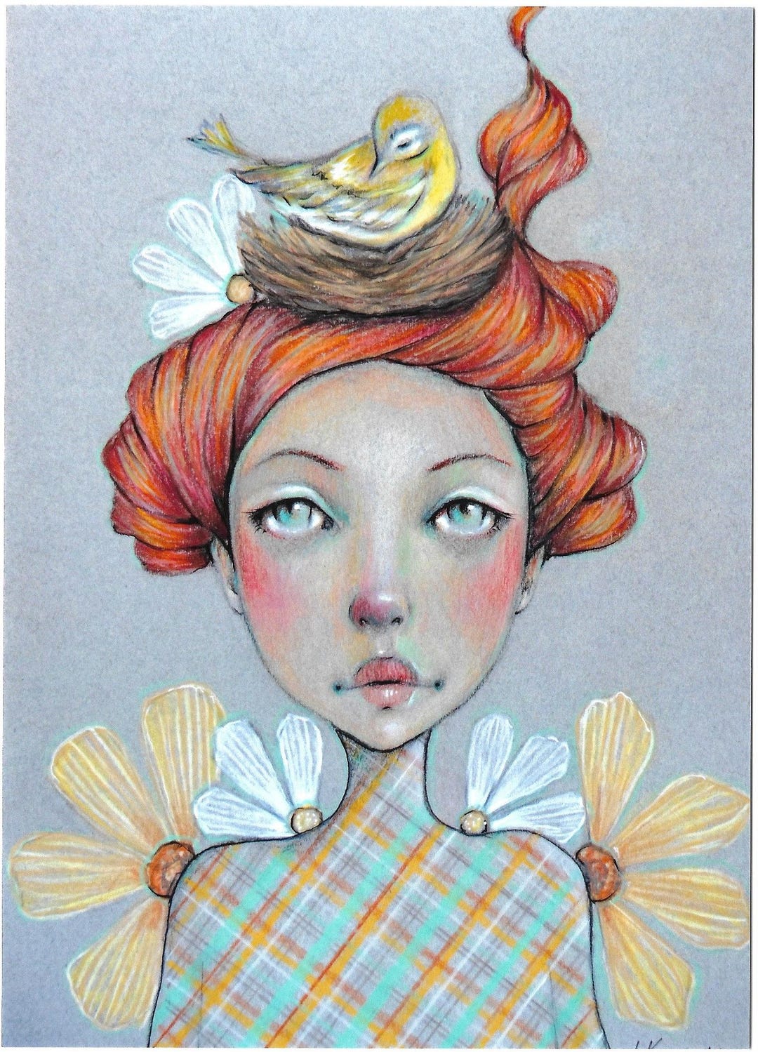 5 X 7 Postcard Art Print #3 Artwork Gifts for Her Mail Art - Etsy