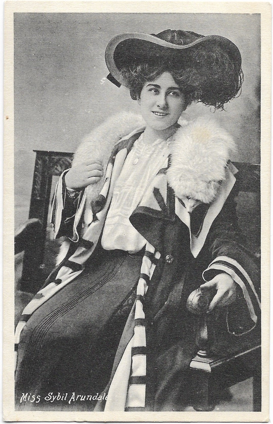 Sybil Arundale Vintage Postcard Ephemera Edwardian Photo Unused #2 - Etsy