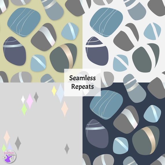 Rocker Collector Patterns PNG Seamless Repeats Instant - Etsy Australia