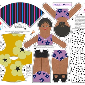 Cut and Sew Rag Doll Sewing Kit, Raggedy Ann or Choice of Patty - Etsy UK