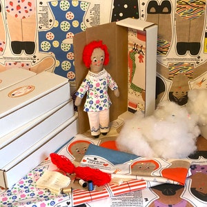 Cut and Sew Rag Doll Sewing Kit, Raggedy Ann or Choice of Patty - Etsy UK