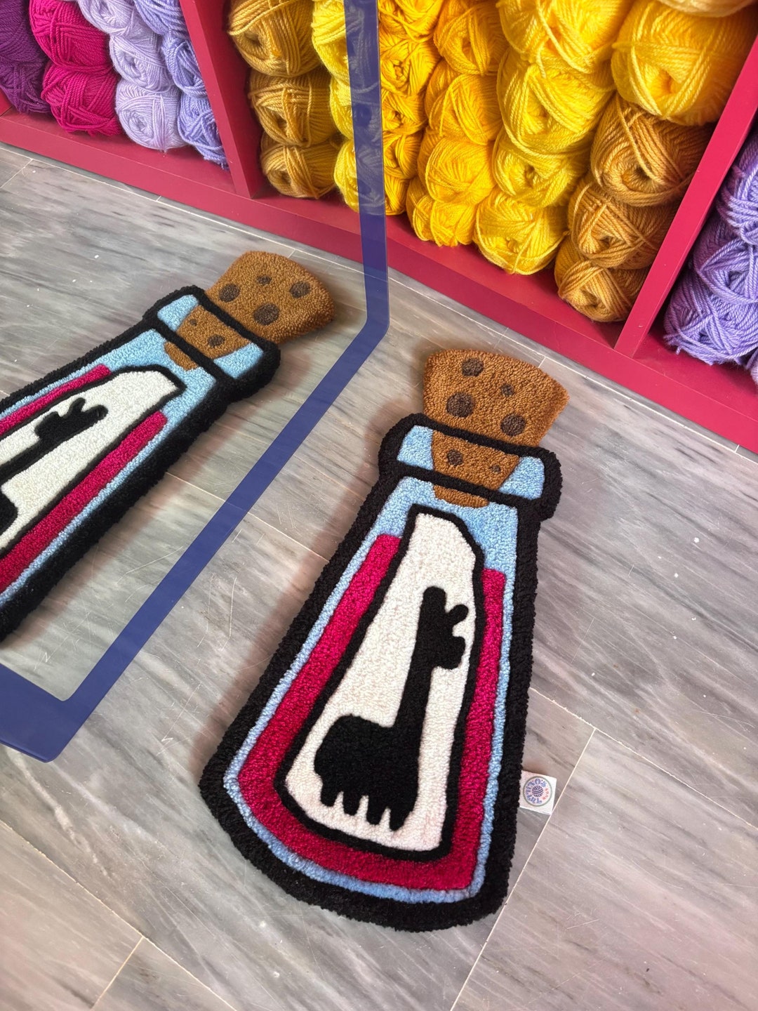 Tufting Rug, Handmade Llama Potion Tufted Carpet, Emperor's New Groove ...