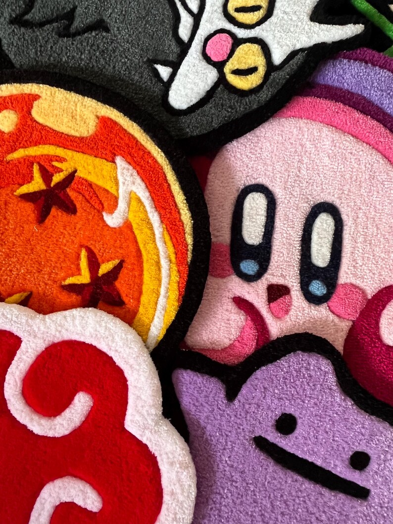 Tufting Custom Rug, Handmade Anime Craft Pets Name Characters ...