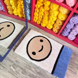 Tufting Rug Adventure Time Handmade Jake Dog & Finn Human Rug, Tufted ...