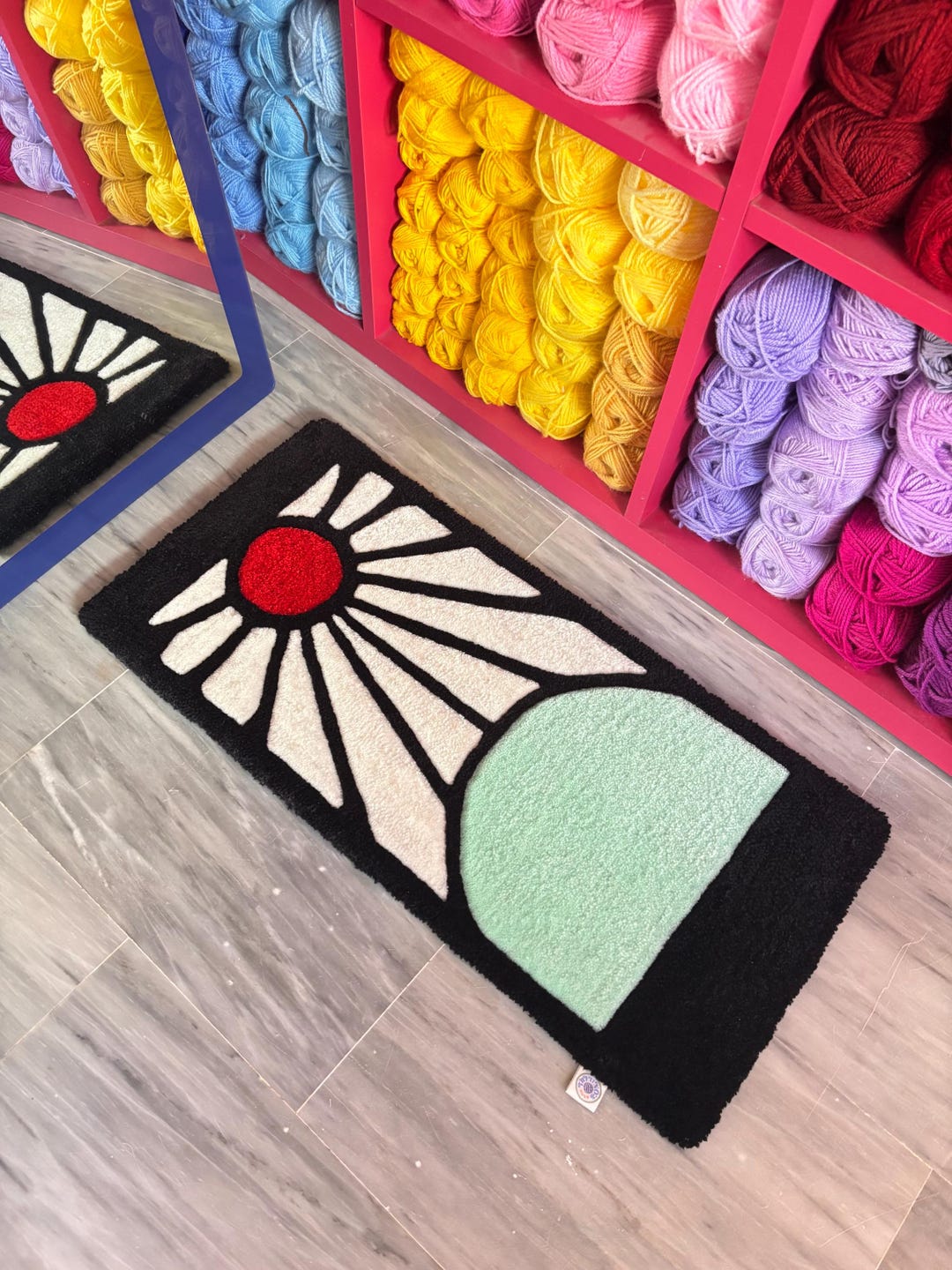 Tufting Kimetsu No Yaiba Rug, Handmade Tanjiro Kamado Earring, Hanafuda ...