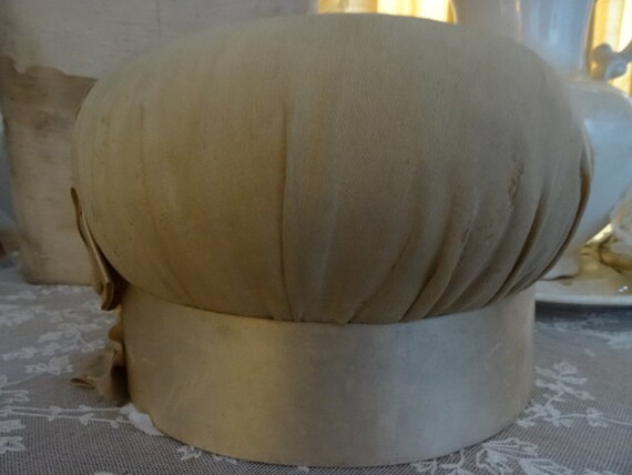 Vintage Shabby Cream Odd Fellows Masonic Lodge Hat Br… - Gem