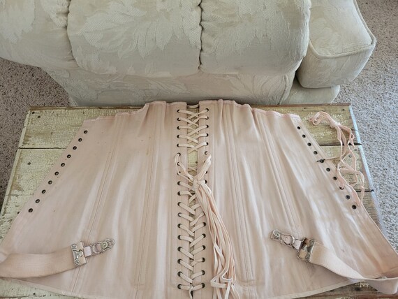 Vintage Girdle Court Royal 4 Garters Girdle Satin Panels