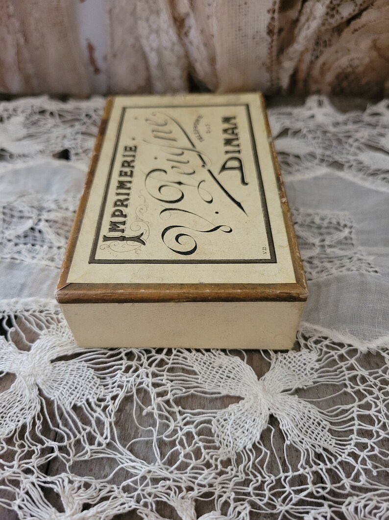 Nice Petite French Antique Box Victorian Edwardian Brocante FAB As-is ...