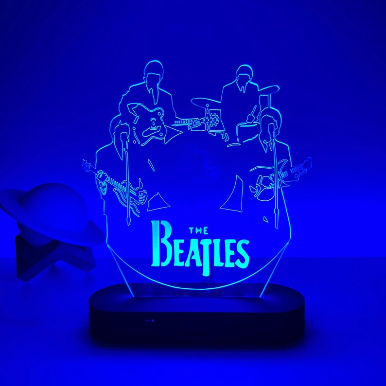 The Beatles Night Light, the Beatles Desk Lamp, the Beatles 3D Lamp ...
