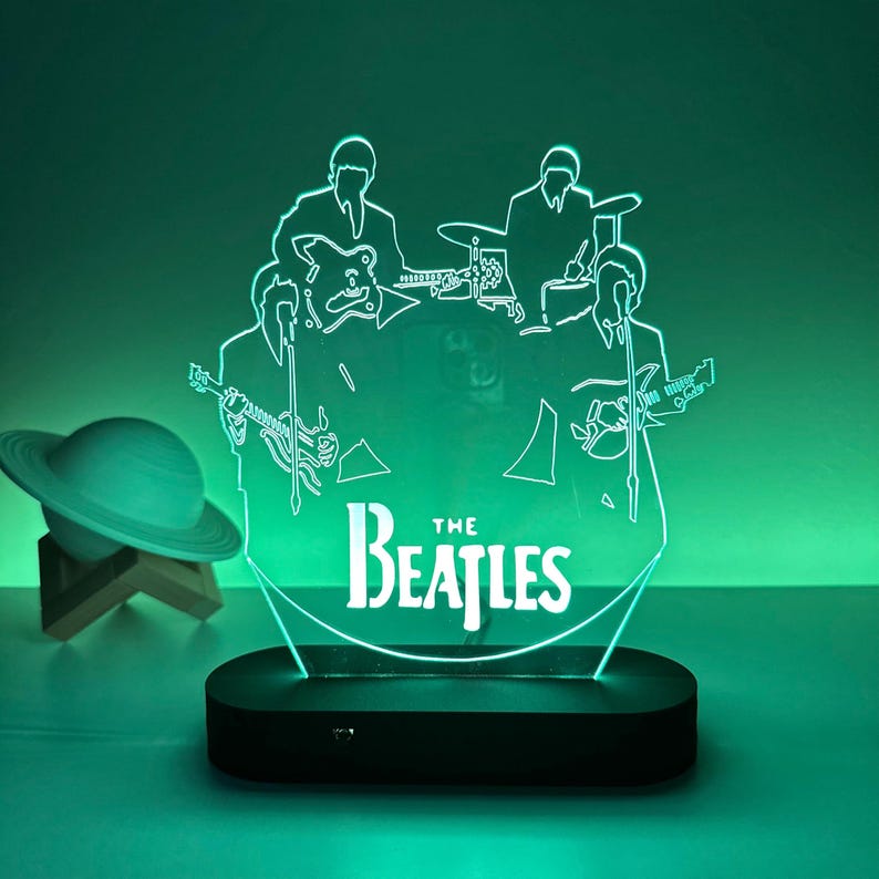 The Beatles Night Light, the Beatles Desk Lamp, the Beatles 3D Lamp ...