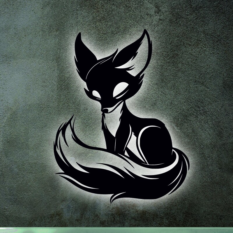 White Fox Logo Svg - Etsy