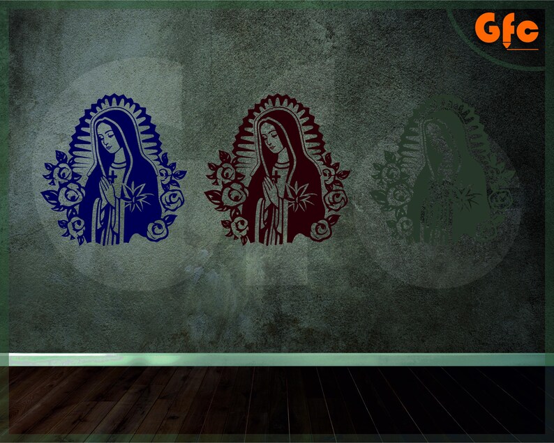 Virgin Mary SVG Bundle, Our Lady of Guadalupe DXF, Religious Madonna ...