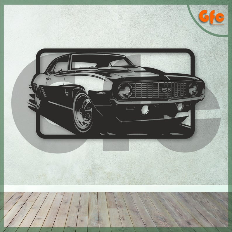 Classic Muscle Car Vector Svg Eps Jpg Png Dxf Cdr Pdf Ai Digital Line ...