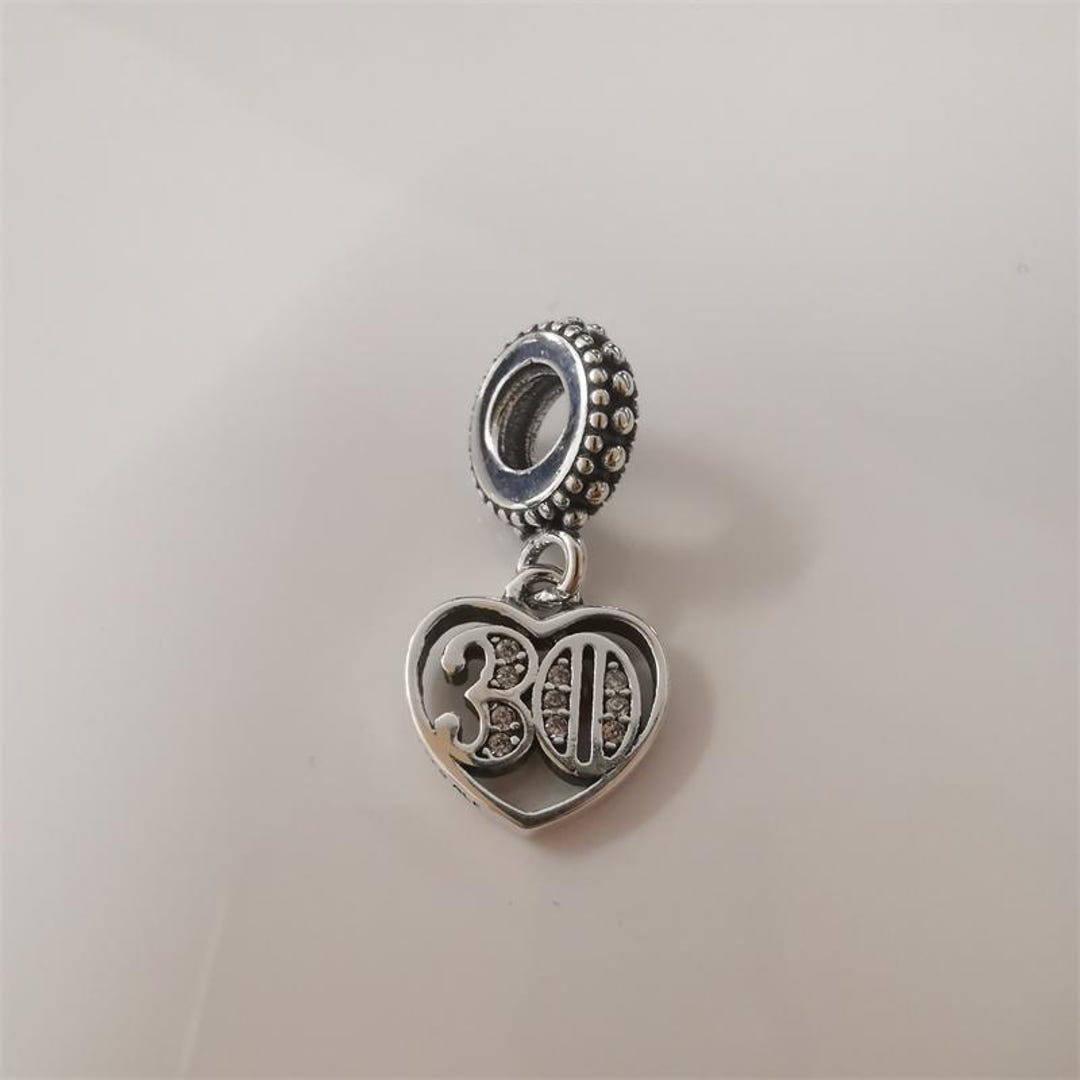 Pandora 30th Celebration Years of Love Anniversary Birthday Charm - Etsy