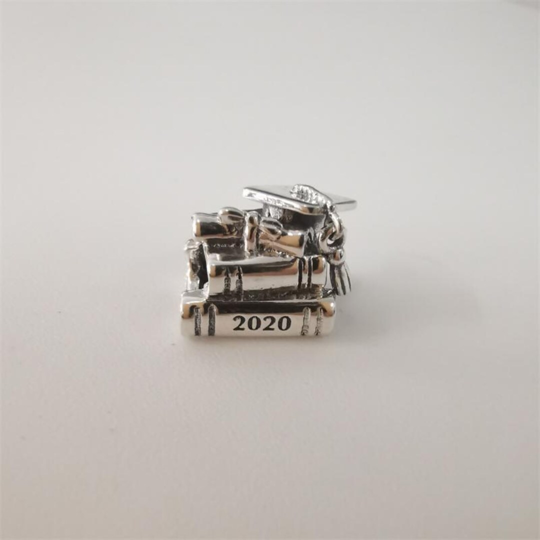 Pandora Graduation Books Charm 2020 925 Sterling Silver Ale - Etsy