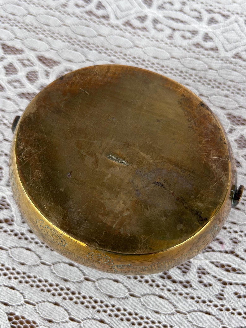 Vintage Chinese Brass Hand Warmer: Dragon Engraving, 19th Century - Etsy UK