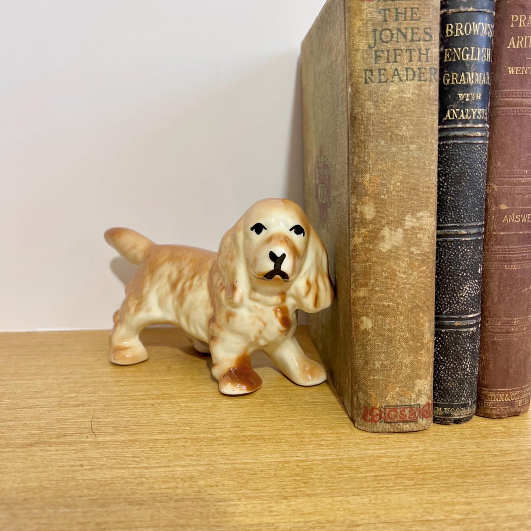 Vintage Ceramic Cocker Spaniel Dog, Ginger Dog - Etsy