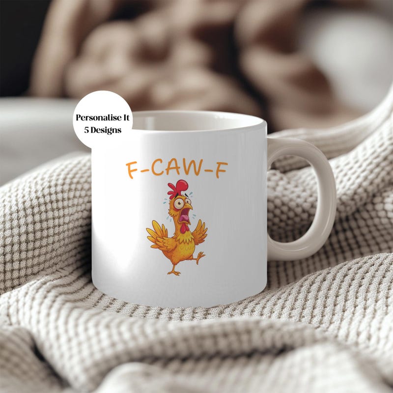 F Caw F Coffee Mug - Etsy UK