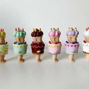 Authentic Sonny Angel Birthday Cake Series Blueberry Cake Lemon Cake ...