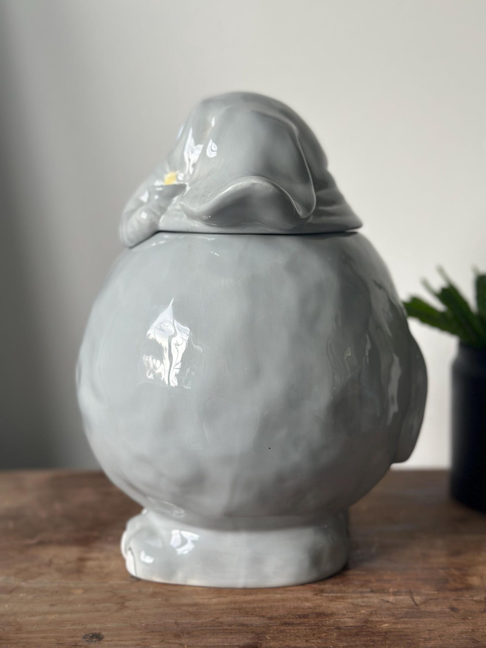 Vintage Bella Casa for Ganz Goofy Elephant Cookie Jar 1991 Thrift ...