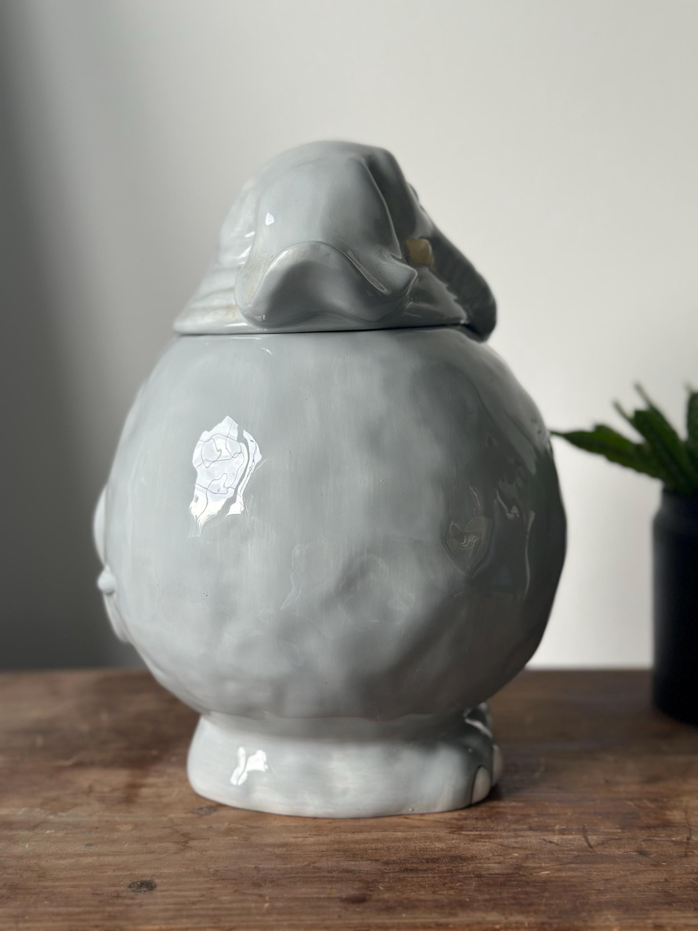 Vintage Bella Casa for Ganz Goofy Elephant Cookie Jar 1991 Thrift ...