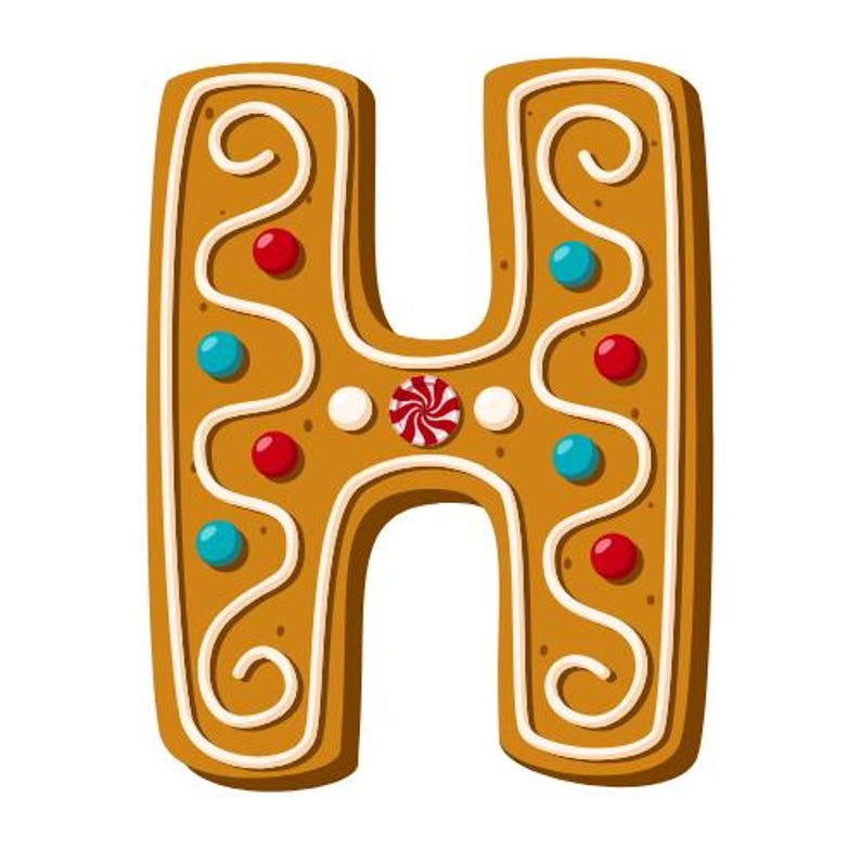 Christmas Letters Ready to Print With Monograms Available - Etsy