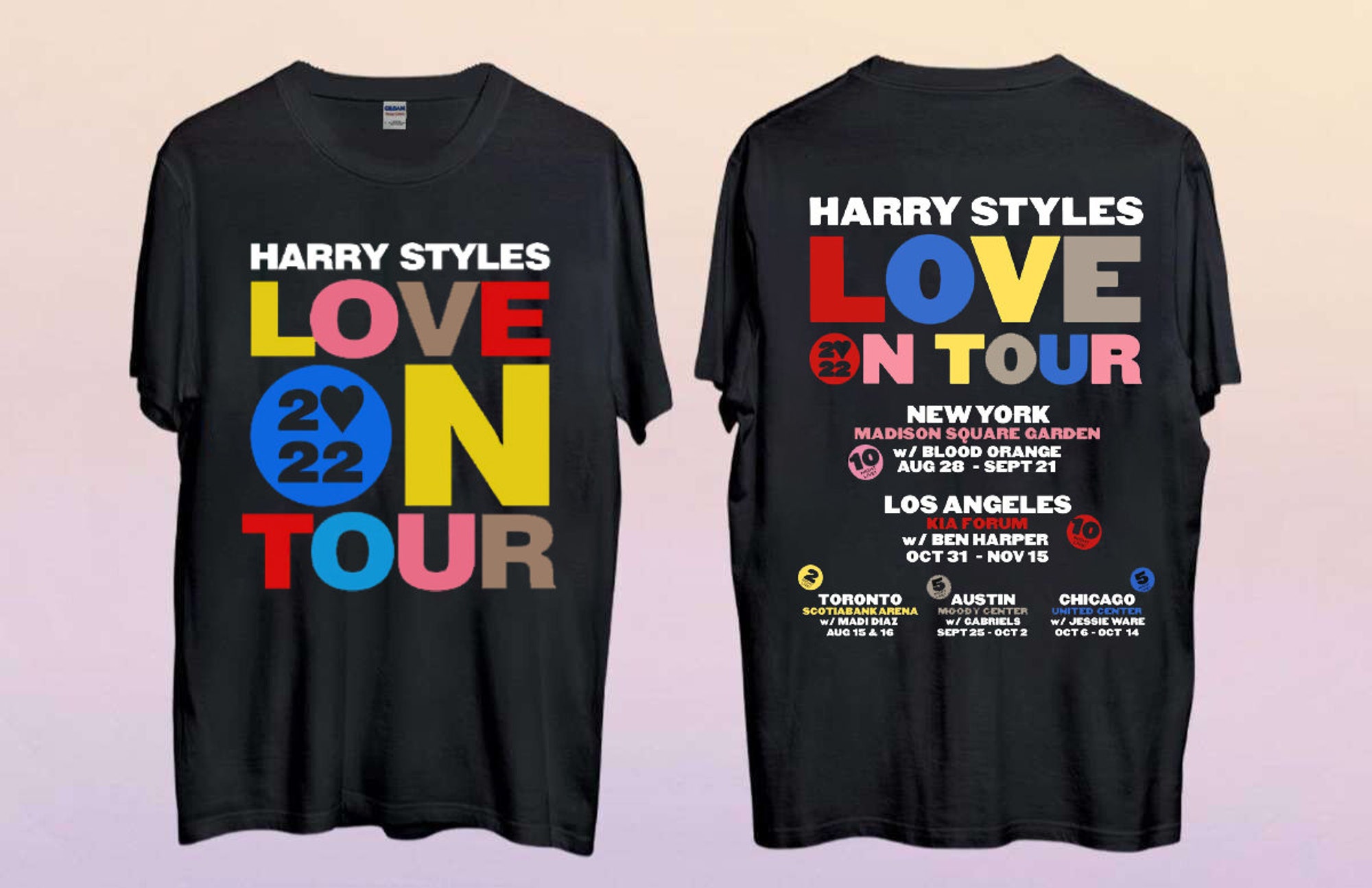 Harry Styles Tour 2022 T-Shirt | Printerval Deutschland