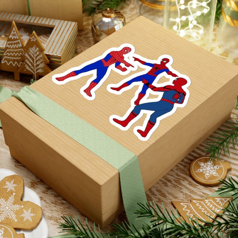 Papercraft Sticker trend Custom stickers 3 Spider man Laptop stickers ...