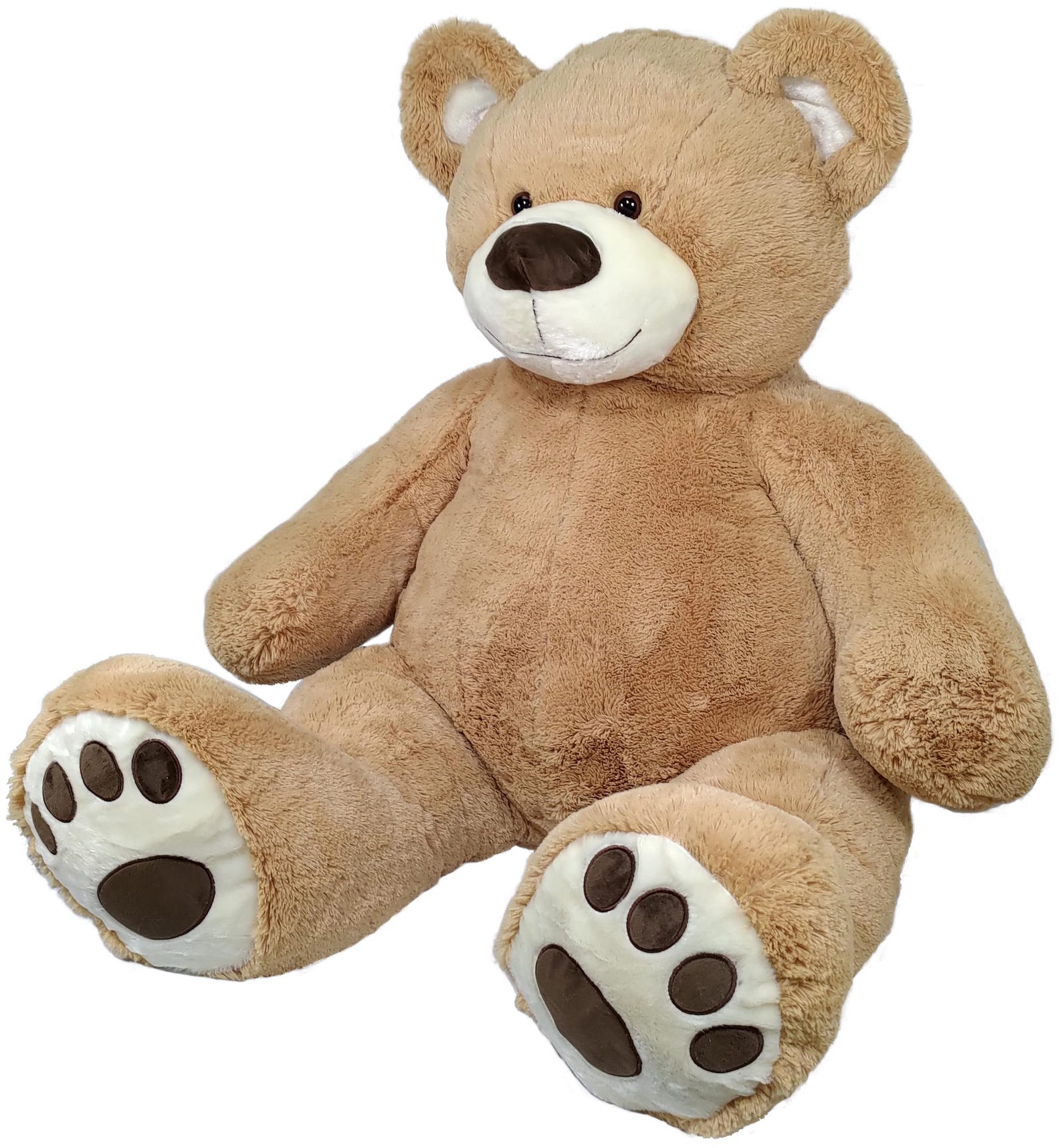 Anico 59" Tall (5 Foot) Giant Plush Bear With Smiling Face. Premium ...
