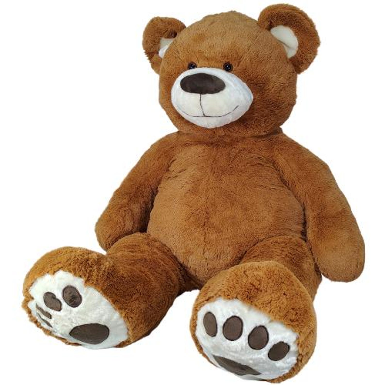 Anico 59" Tall (5 Foot) Giant Plush Bear With Smiling Face. Premium ...