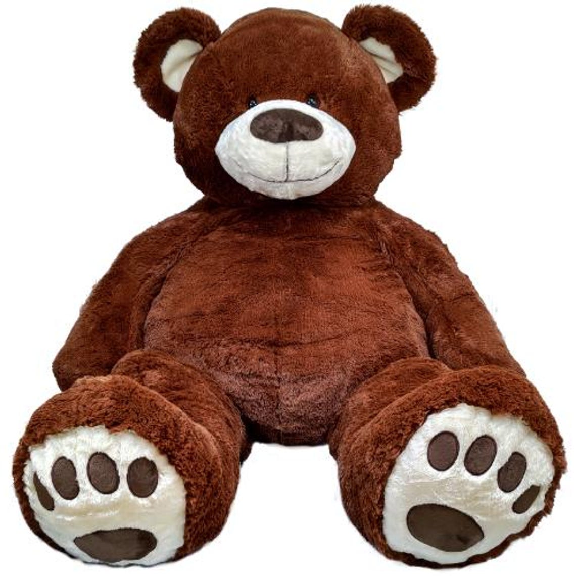 Anico 59" Tall (5 Foot) Giant Plush Bear With Smiling Face. Premium ...