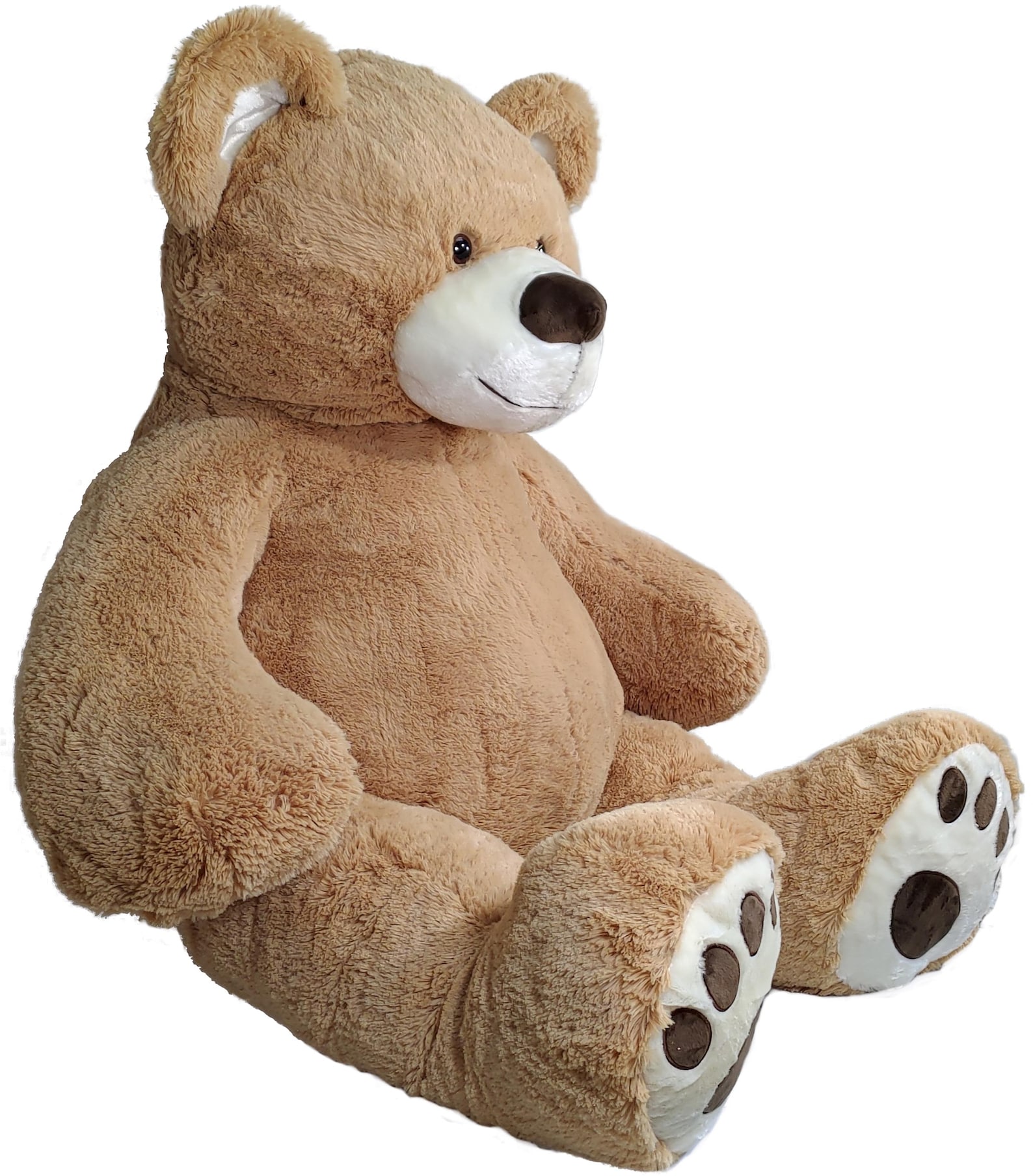 Anico 59" Tall (5 Foot) Giant Plush Bear With Smiling Face. Premium ...