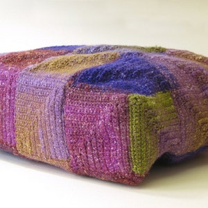 Crocheted Tote Bag, Modular Crochet, Mitred Squares Crochet Pattern PDF ...