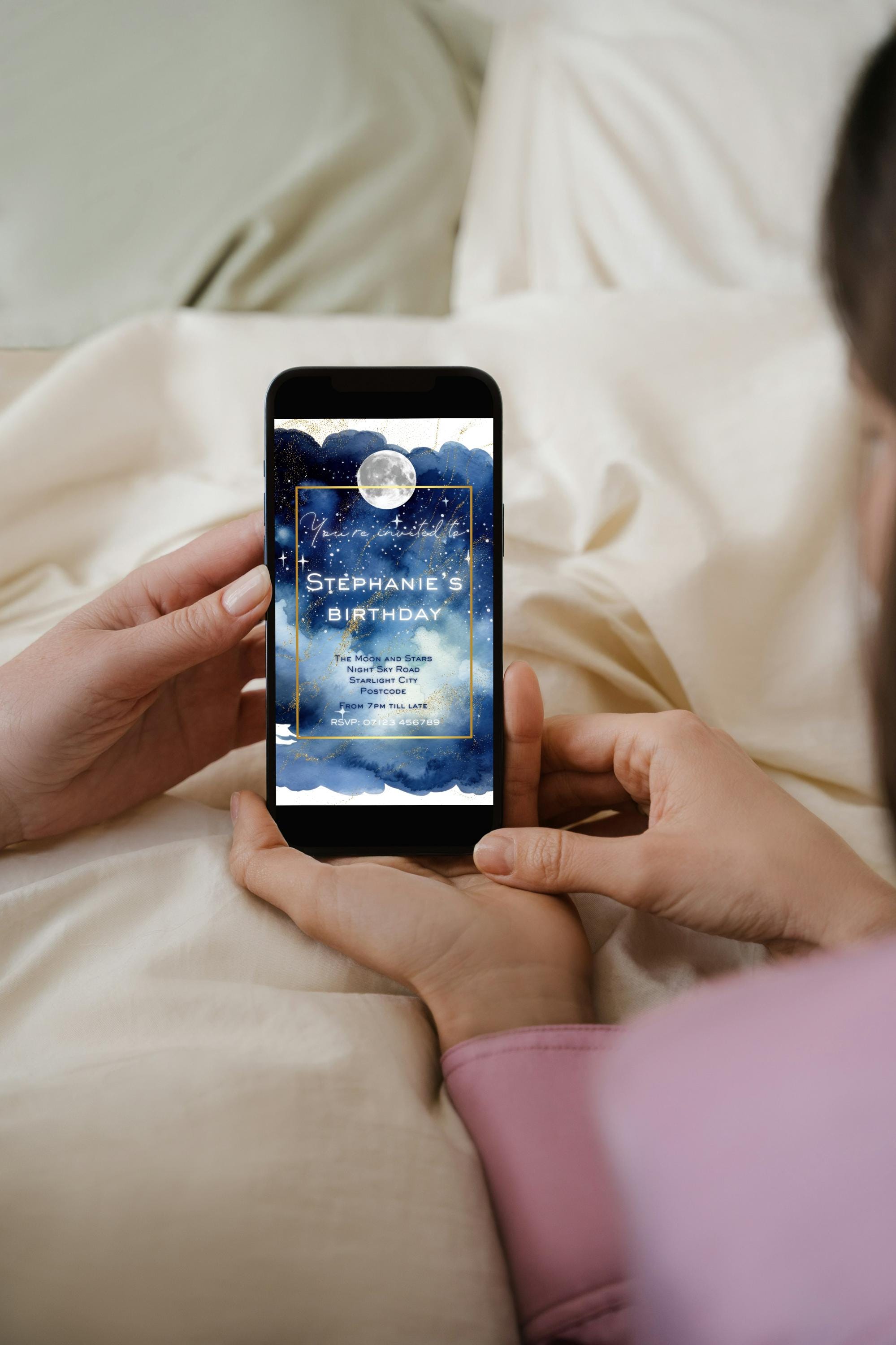 Digital Birthday Party Downloadable Personalise Customisable E-invite ...