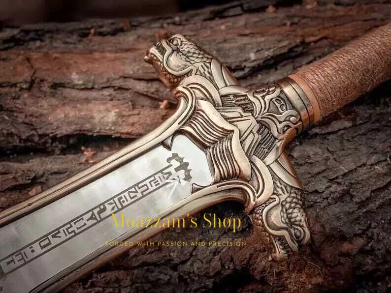 Hand Forged Conan the Barbarian Engraved Sword, Steel Sword, Sword With ...