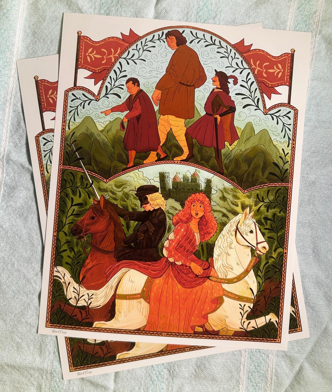 The Princess Bride Art Print — Historical Renaissance Fantasy Costuming ...