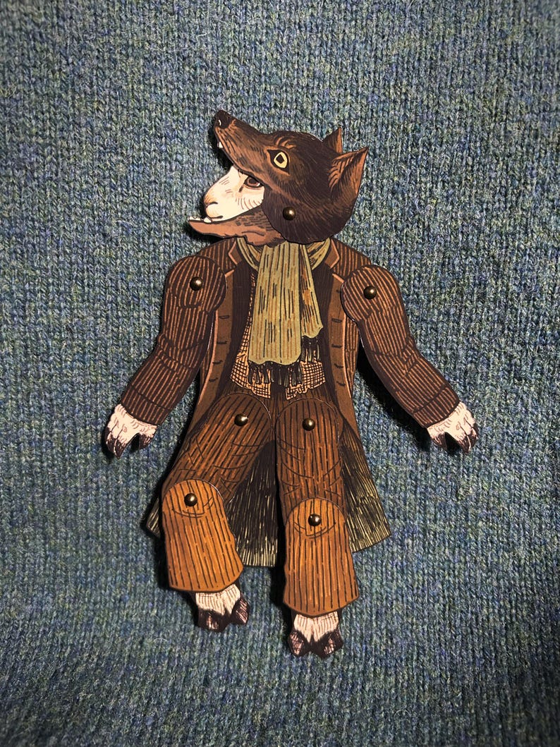 Sheep in Wolf Clothing Paper Doll — Gothic Fairy Tale Victorian Crafts ...