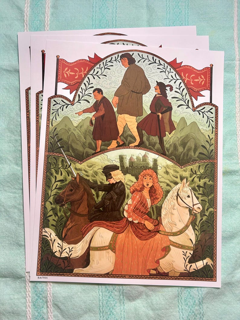 The Princess Bride Art Print — Historical Renaissance Fantasy Costuming ...