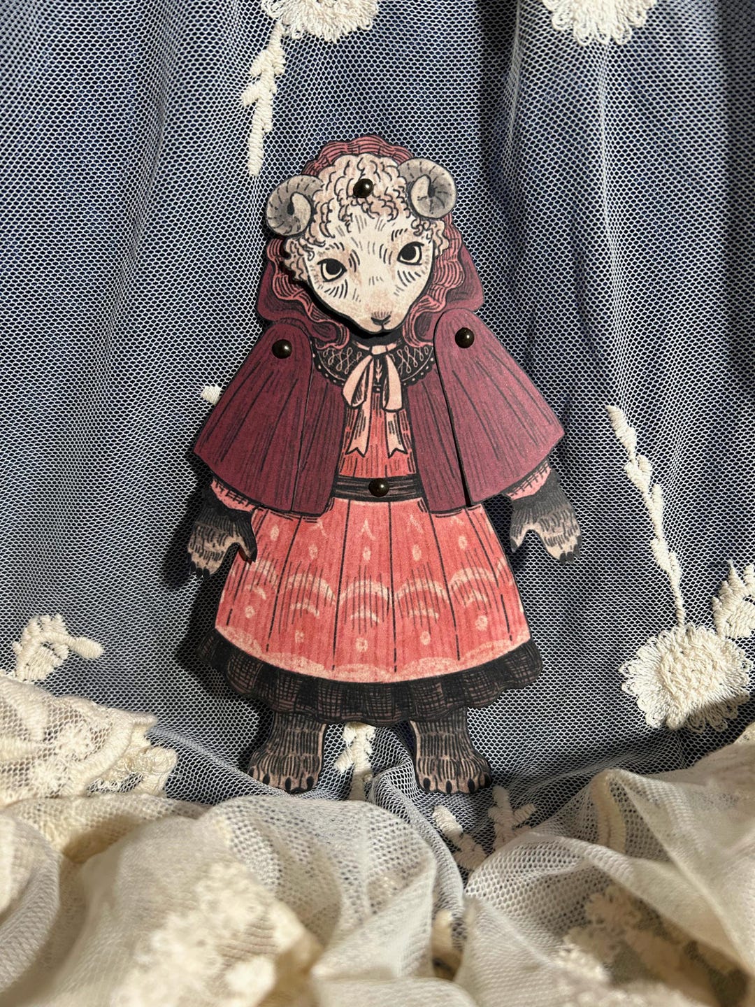 Wolf in Sheep's Clothing Paper Doll — Gothic Fairy Tale Victorian ...