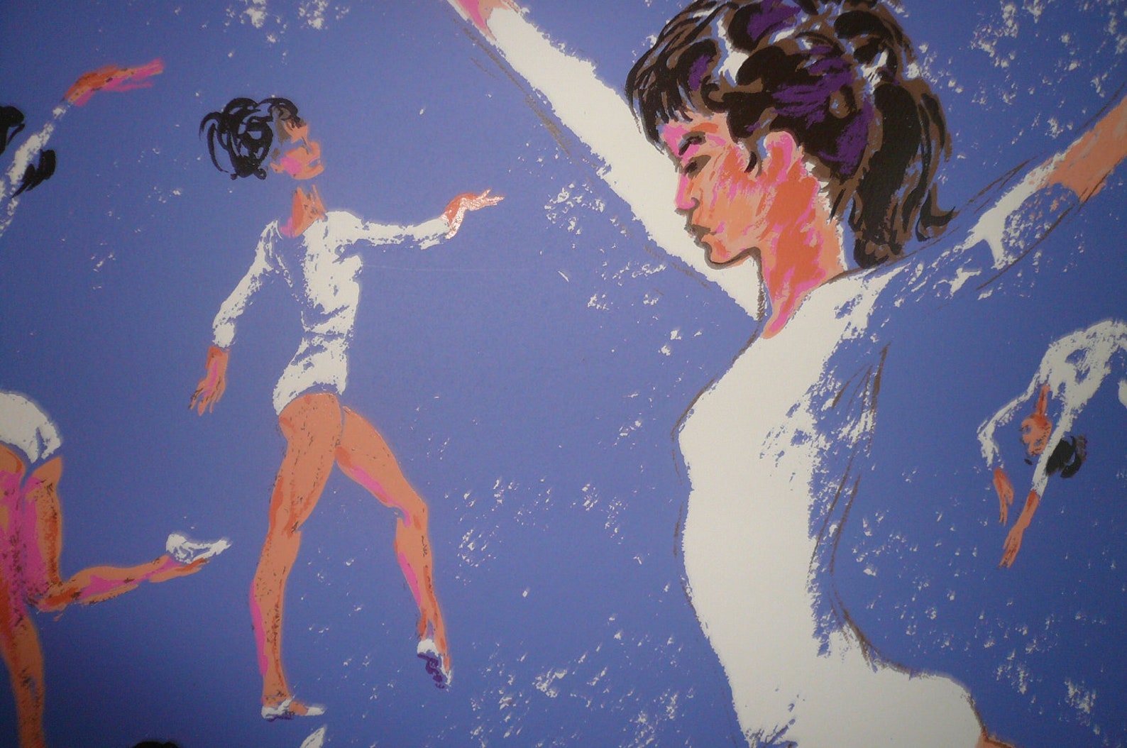 Leroy Neiman NADIA Plate Signed Poster - Etsy