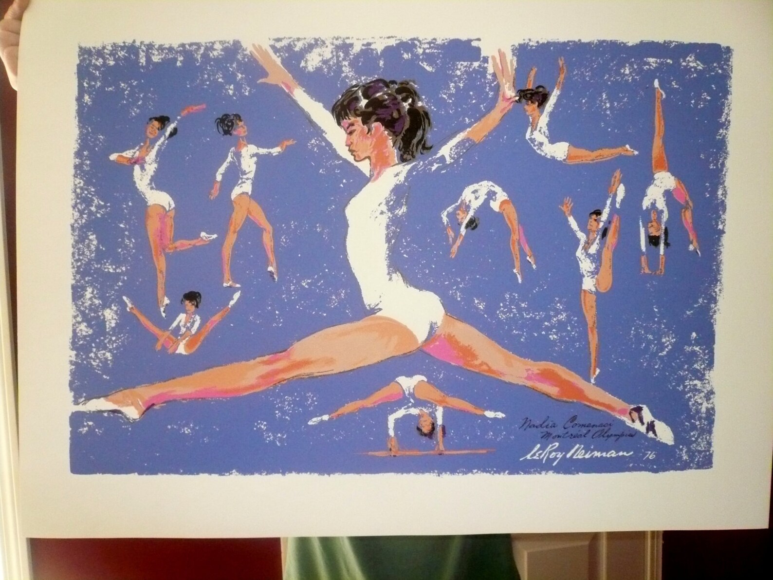 Leroy Neiman NADIA Plate Signed Poster - Etsy
