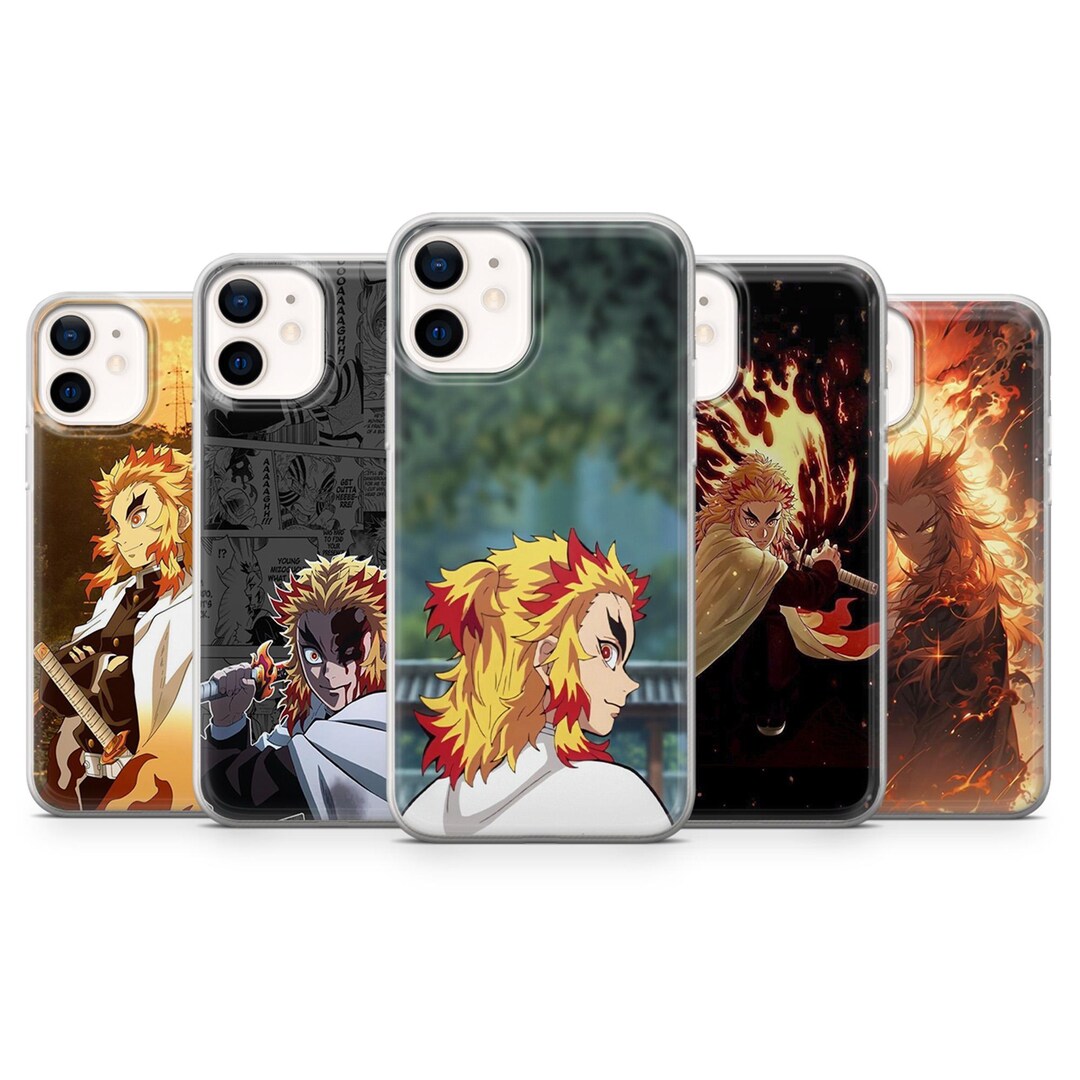 Demon Slayer Kyojuro Rengoku Phone Case Cover for iPhone 16pro, 15, 14 ...