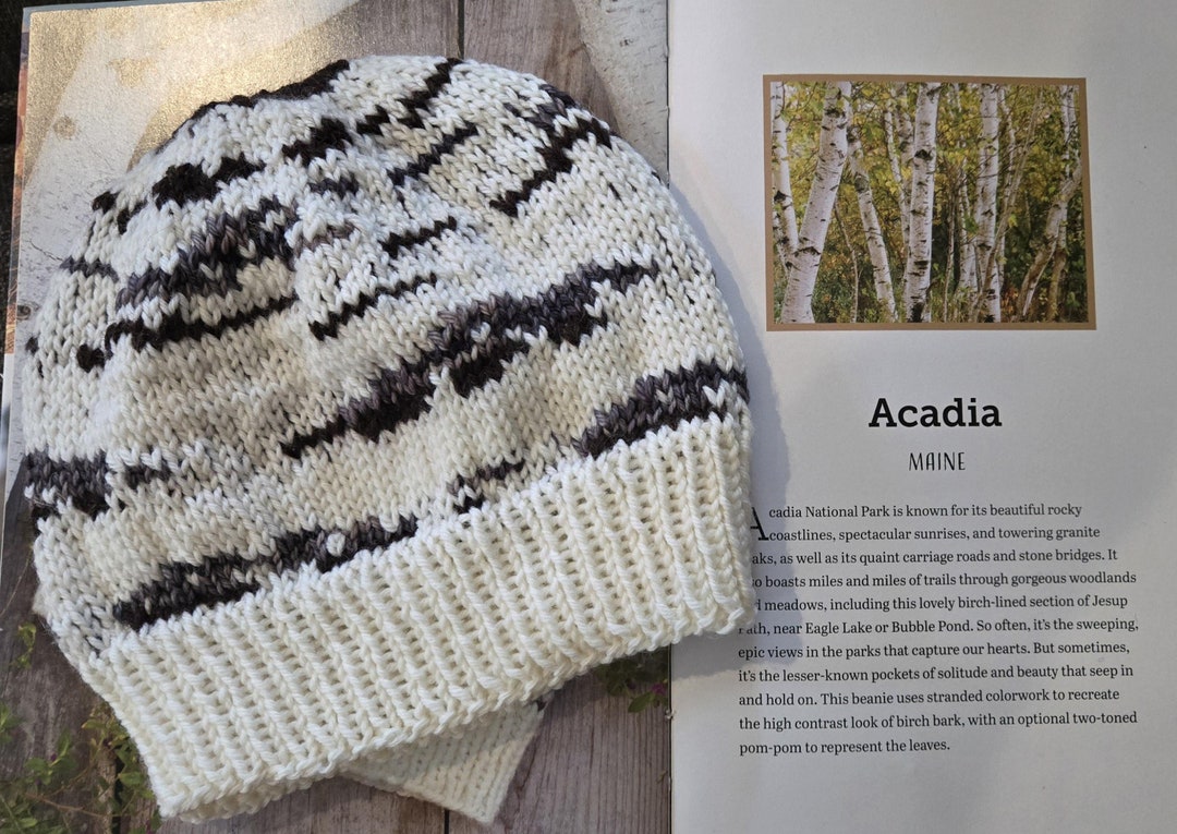 Hand Knit National Park Adult Hat Acadia Maine - Etsy