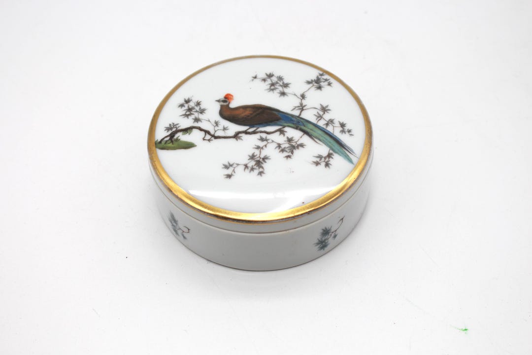 Vintage Rosenthal Porcelain Box With Lid Vanity Porcelain Ring Box - Etsy