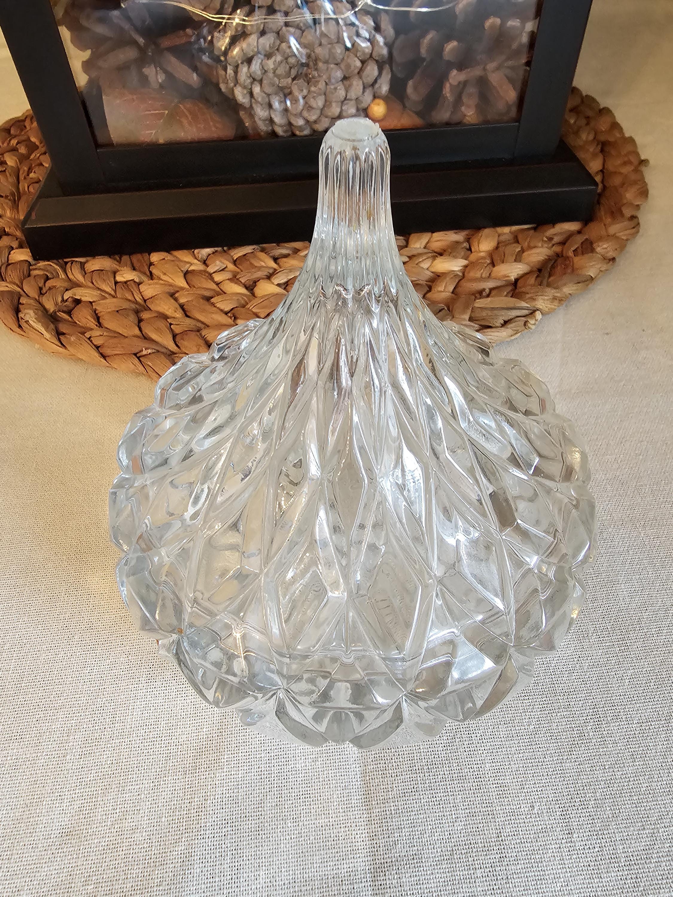 Godinger Crystal Kiss Candy Dish - Etsy