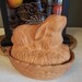 Terra Cotta Bunny on a Nest - Etsy