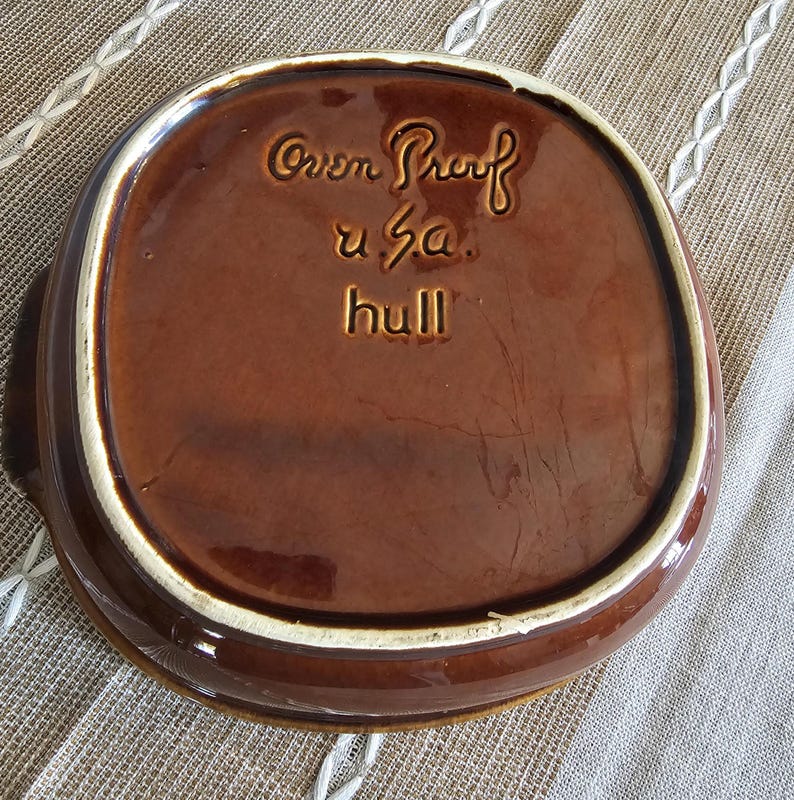 Hull Pottery Square Baking Dish - Etsy