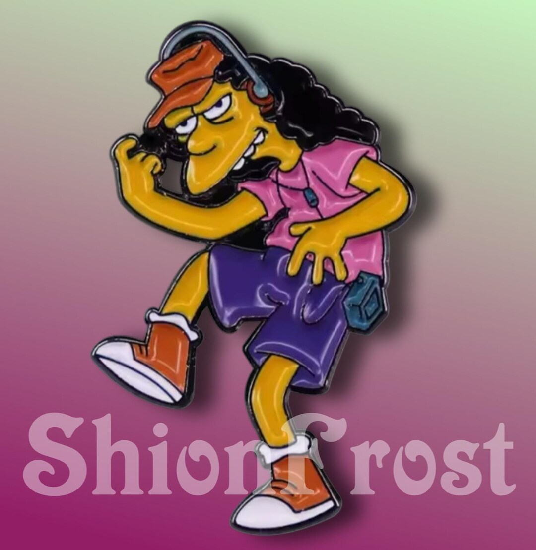 Otto Bus Driver the Simpsons Metal Enamel Pin Badge Bag Backpack ...